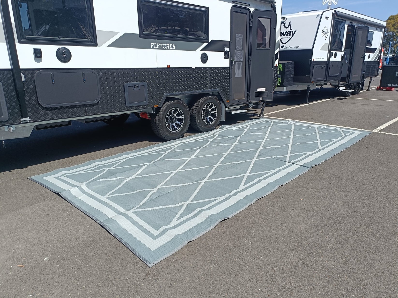 Recycled mat - Diamond design. – Camping Mat Warehouse