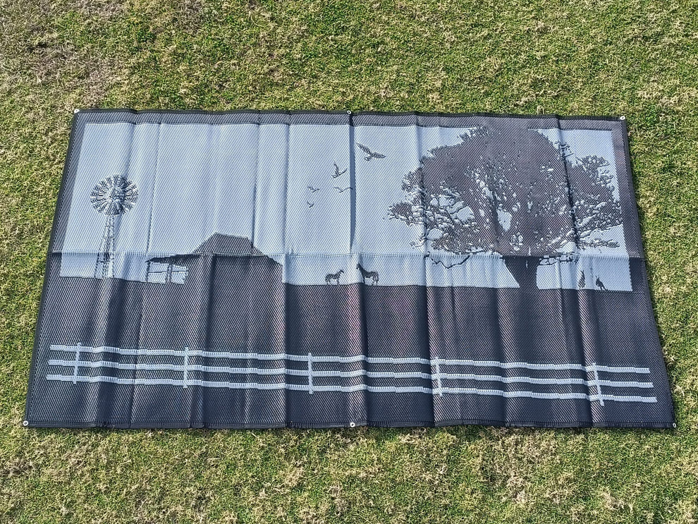 Recycled Mat - Country Grey Design – Camping Mat Warehouse