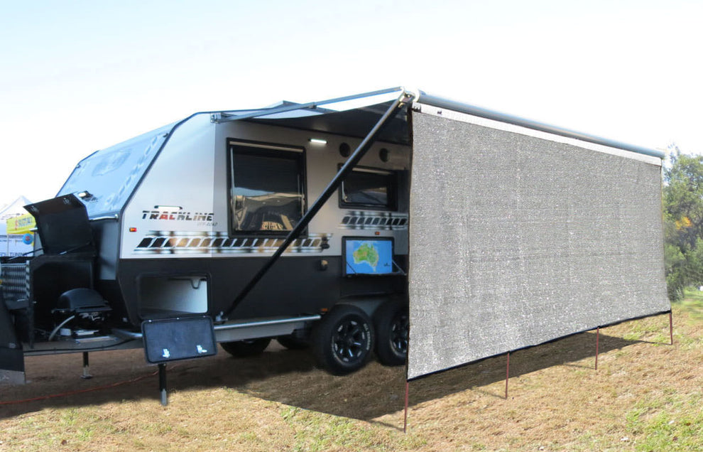 5.2m x 2m Cool Shade Privacy Screen – Camping Mat Warehouse