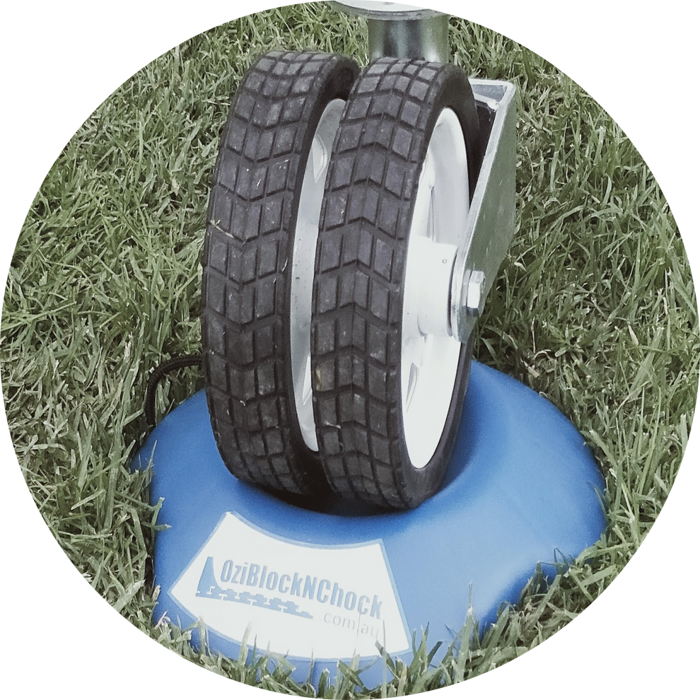 Jockey Wheel Dock for your jockey wheel. Stop wheel rolling. – Camping ...